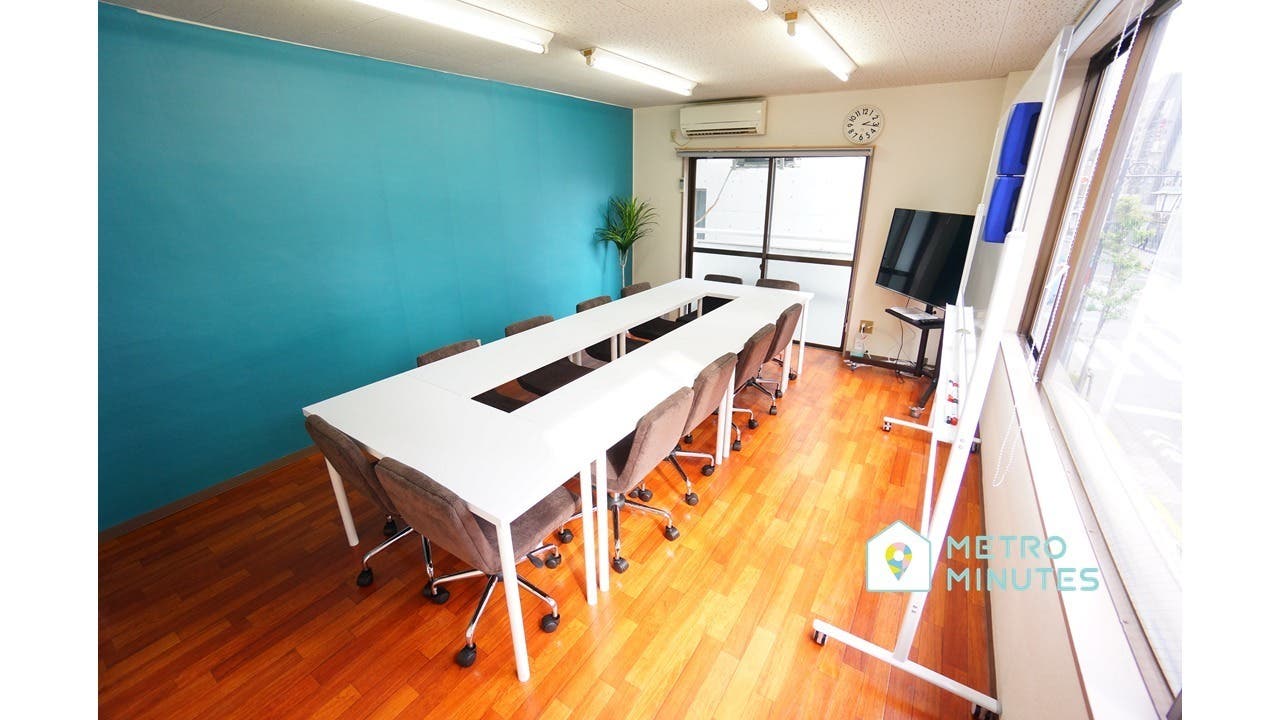 ＜トルマリン会議室＞✨SALE中✨光回線Wi-Fi📶大型モニター🖥️会議/セミナー/テレワーク/ワークショップの写真10