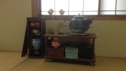 簡単な茶道の道具完備の8畳和室の写真3