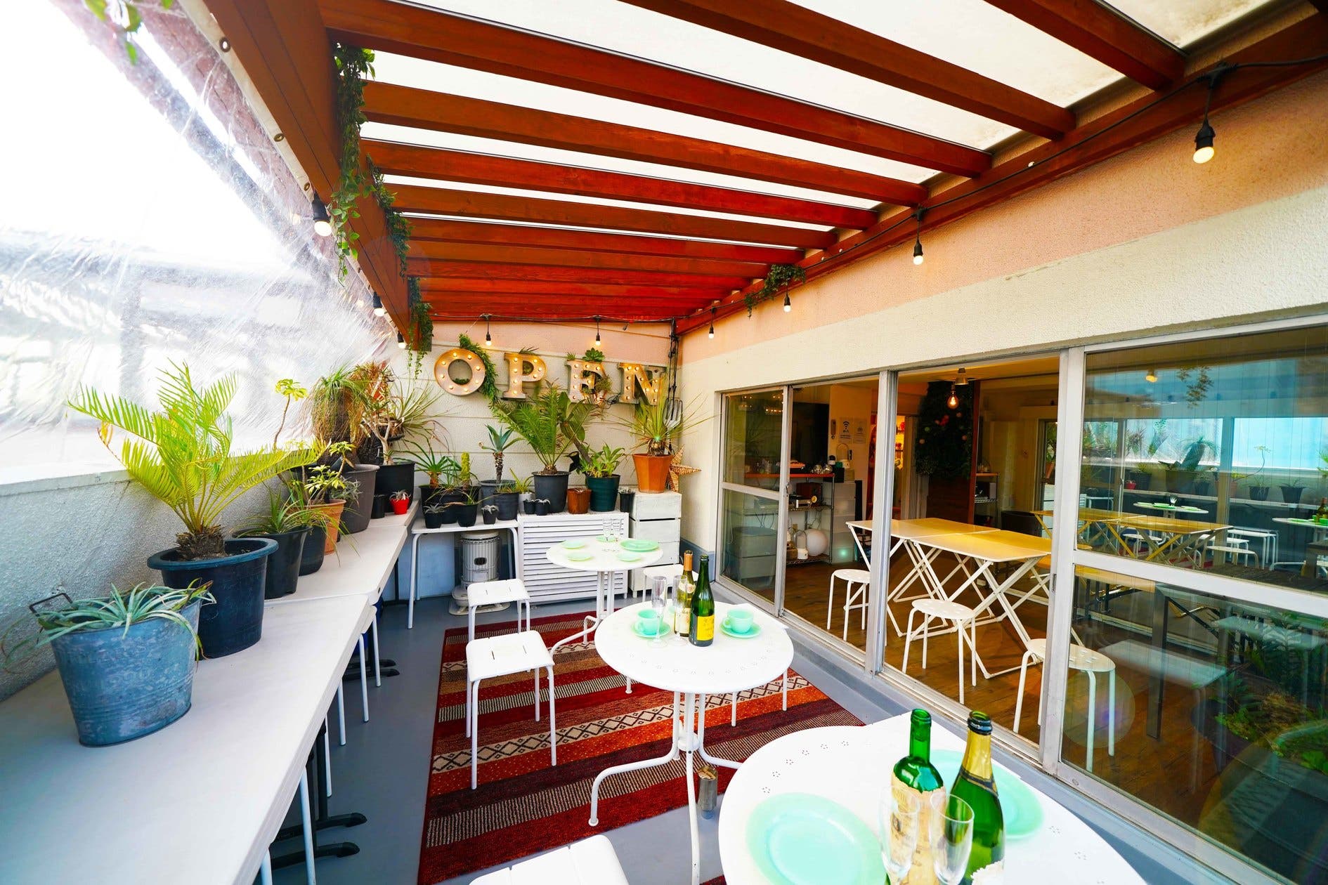 T【渋谷、原宿徒歩６分】ルーフトップ！大人気！BBQ！グランピング！換気！✨ルーフトップ/パーティー/誕生会の写真5