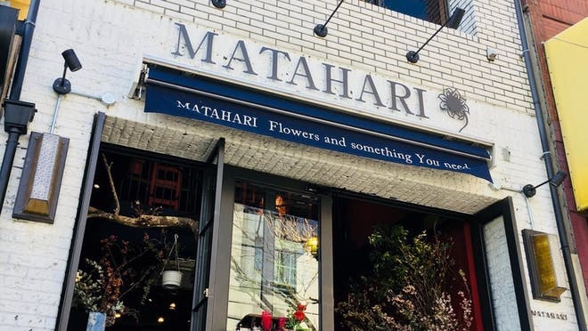 哲学の道近くの白川通りに面した、外装・内装共に異国情緒溢れるフラワーショップ「MATAHARI」のレンタルスペース!の写真1