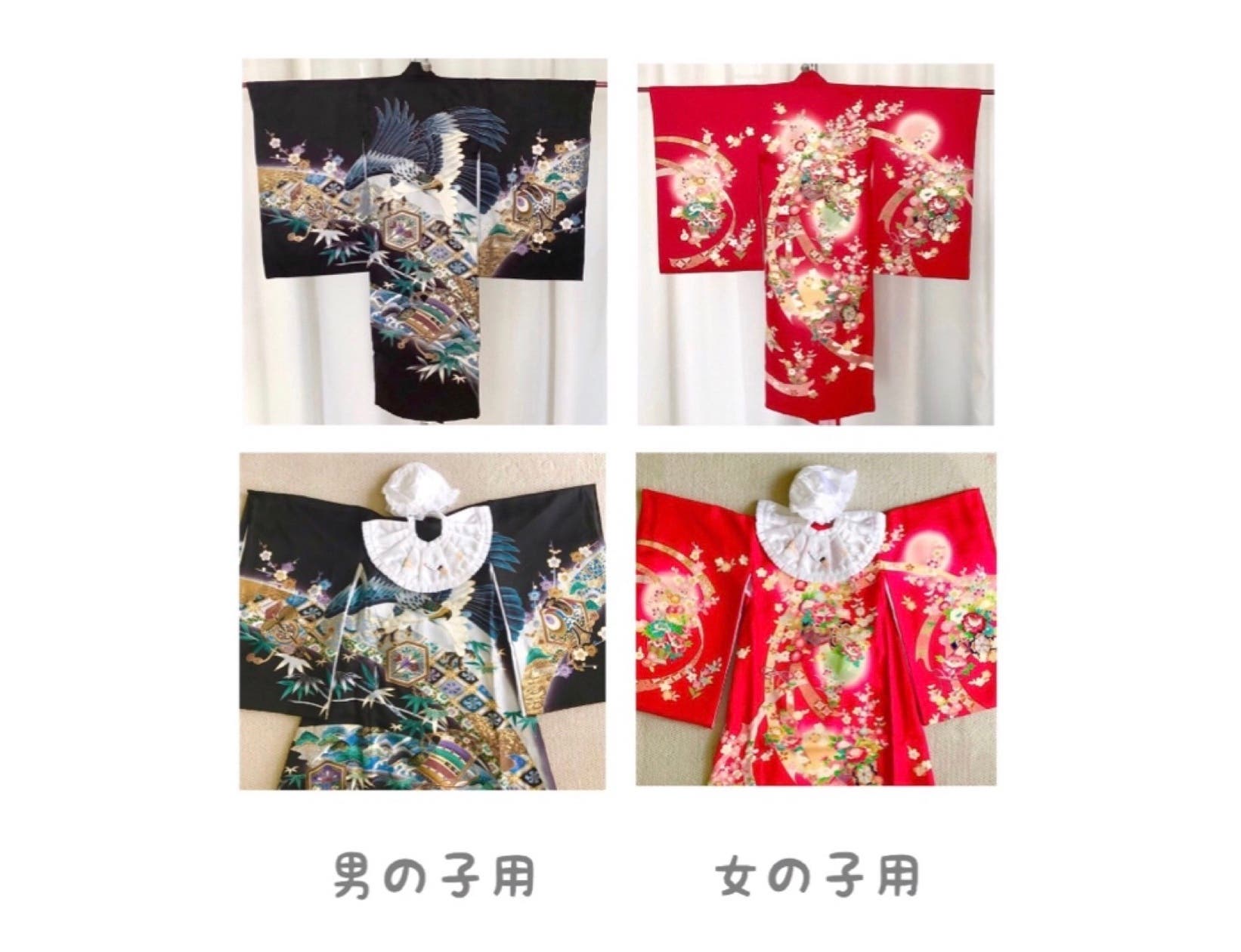 お宮参り用産着（男の子、女の子）の画像1