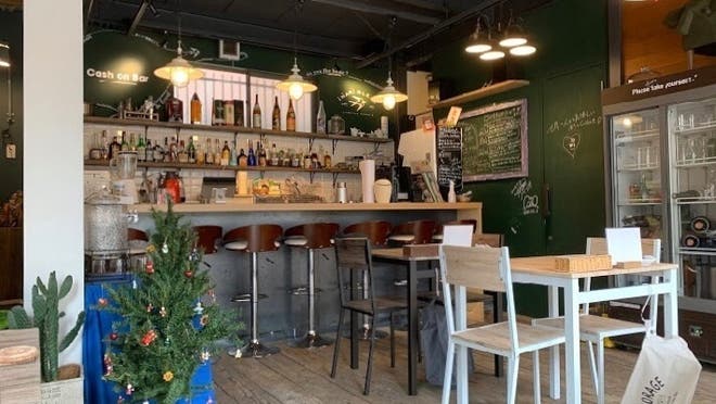 【桜川駅5分】Wi-fi付き各種イベントに最適なおしゃれな雰囲気の1階カフェ&バースペースの写真1