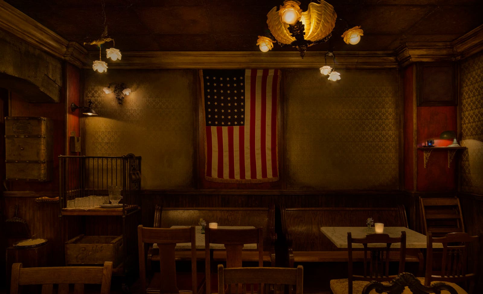 調度品や扉、階段、天井、床など細部に至るまで全てヴィンテージアンティーク。撮影/展示会/女子会/飲み会などにご利用下さいの写真4