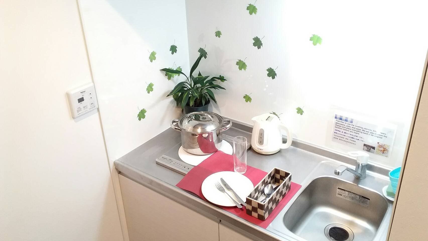 高田馬場新築1Kマンション。家具家電付き、バストイレ別の完全個室貸切の写真8