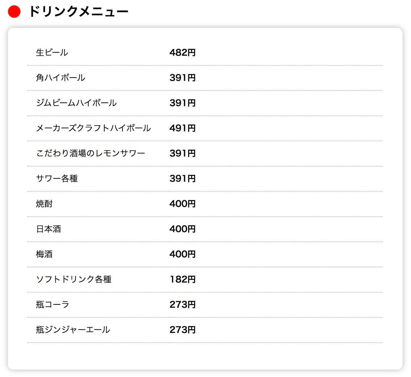 【必須オプション】食べ飲み放題プラン料金の画像1