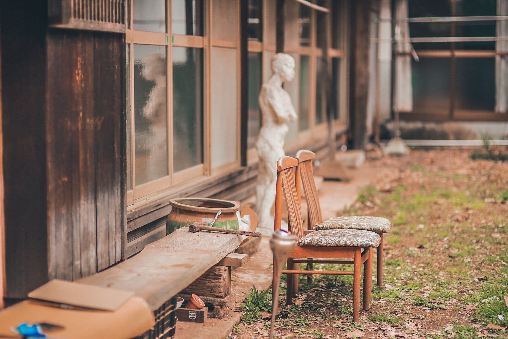 【都内から一時間】茨城県古河市の古民家。広い敷地に竹林、サツマイモ畑、蔵、母屋、離れの写真9