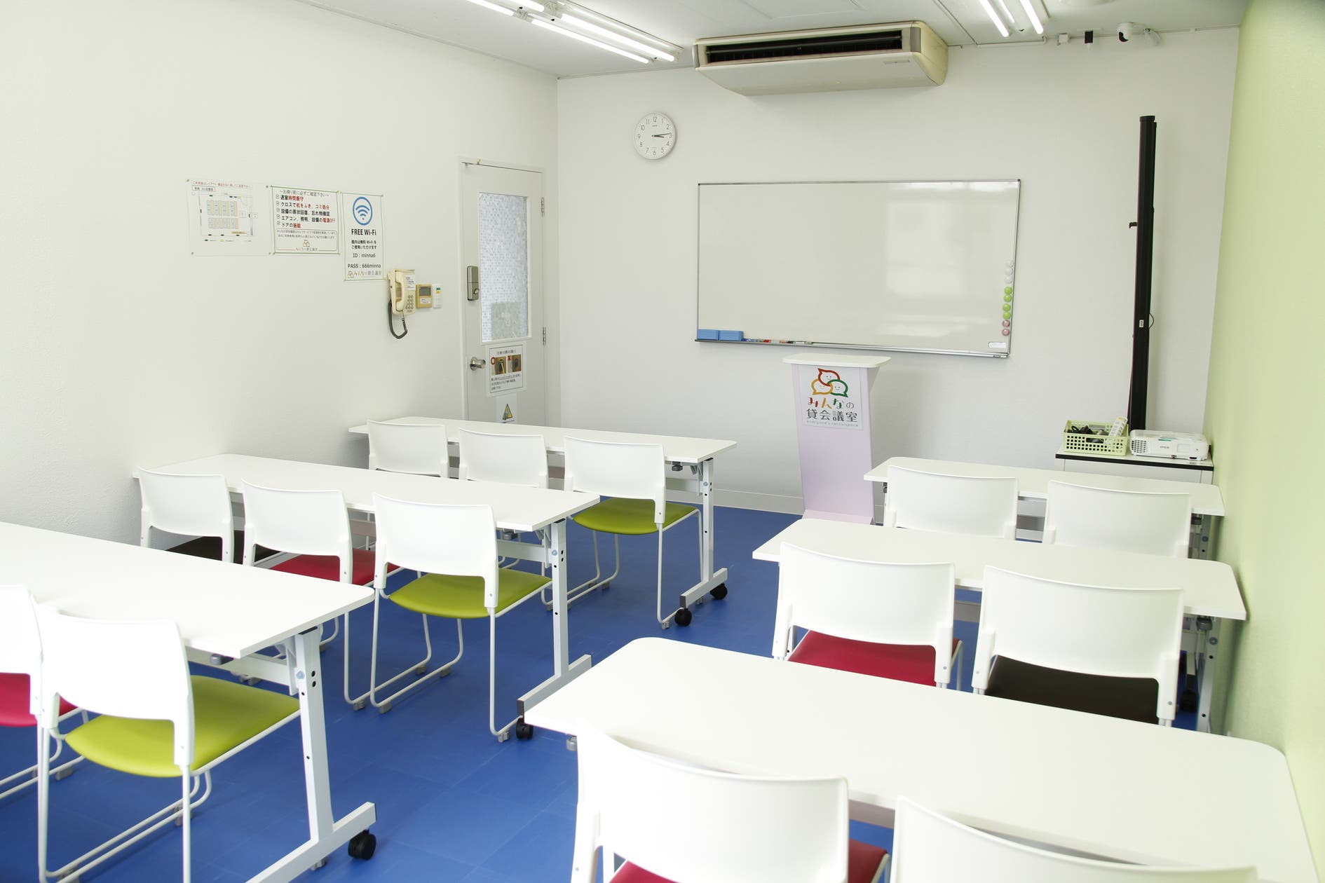 【旭橋駅徒歩3分】定員20+α名！プロジェクター含む備品・高速Wi-Fi無料！泉崎601会議室の写真8