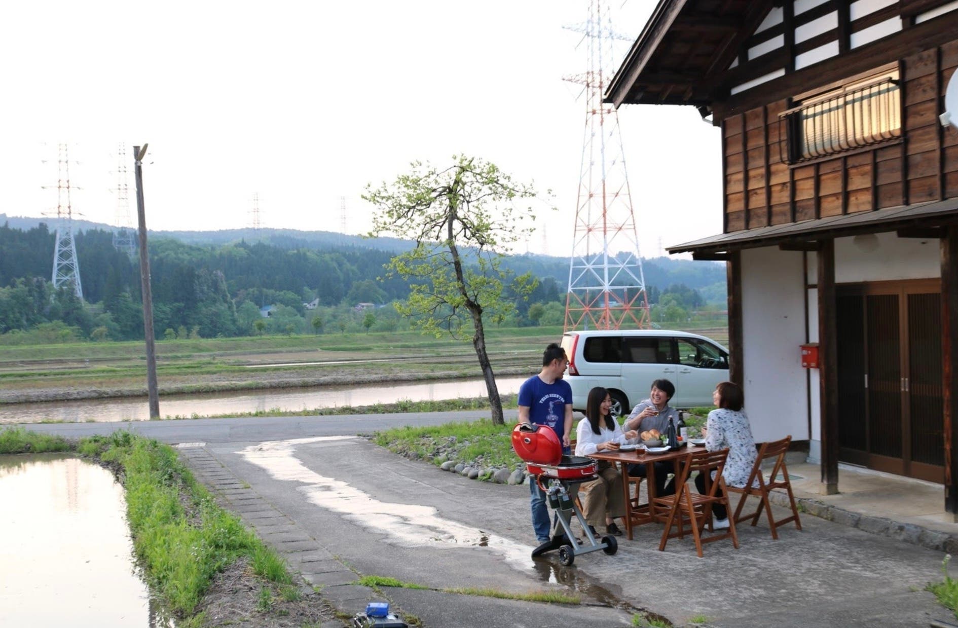 【KOMEHOME】囲炉裏のある古民家　畑や田んぼもに囲まれてBBQ　ワーケーションやリモートワークも利用もOKの写真14