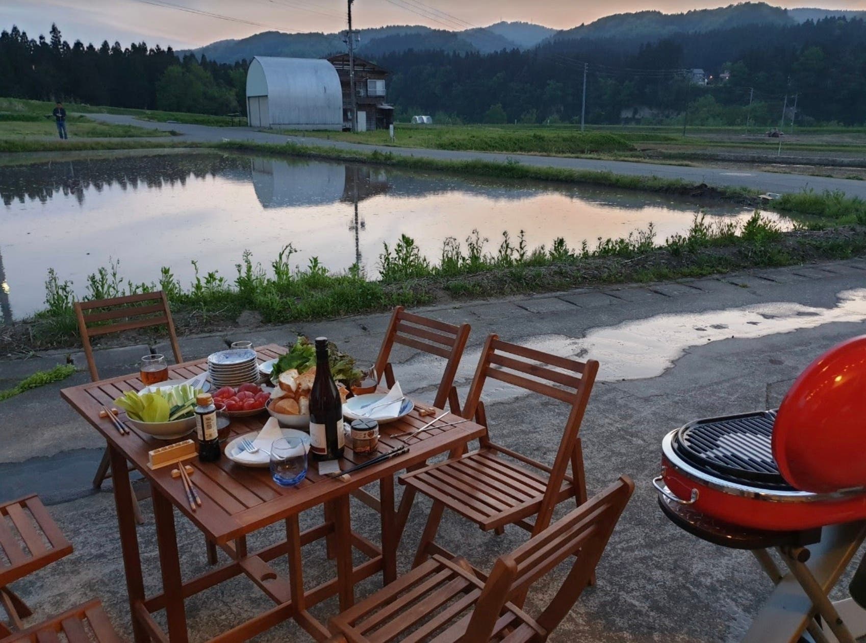 【KOMEHOME】囲炉裏のある古民家　畑や田んぼもに囲まれてBBQ　ワーケーションやリモートワークも利用もOKの写真13