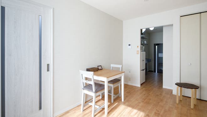 【山科駅徒歩約5分】キッチン付のアパートのレンタルスペース☆女子会、誕生日会、会議利用、テレワークスペースにの写真2