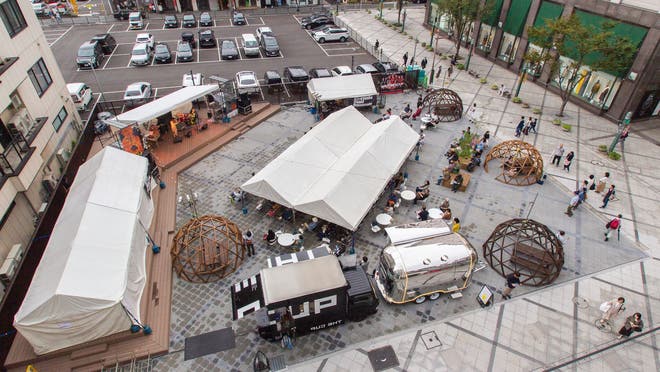 まちなかの屋外イベントスペース!企業プロモーションや自治体関連のイベントに!の写真1