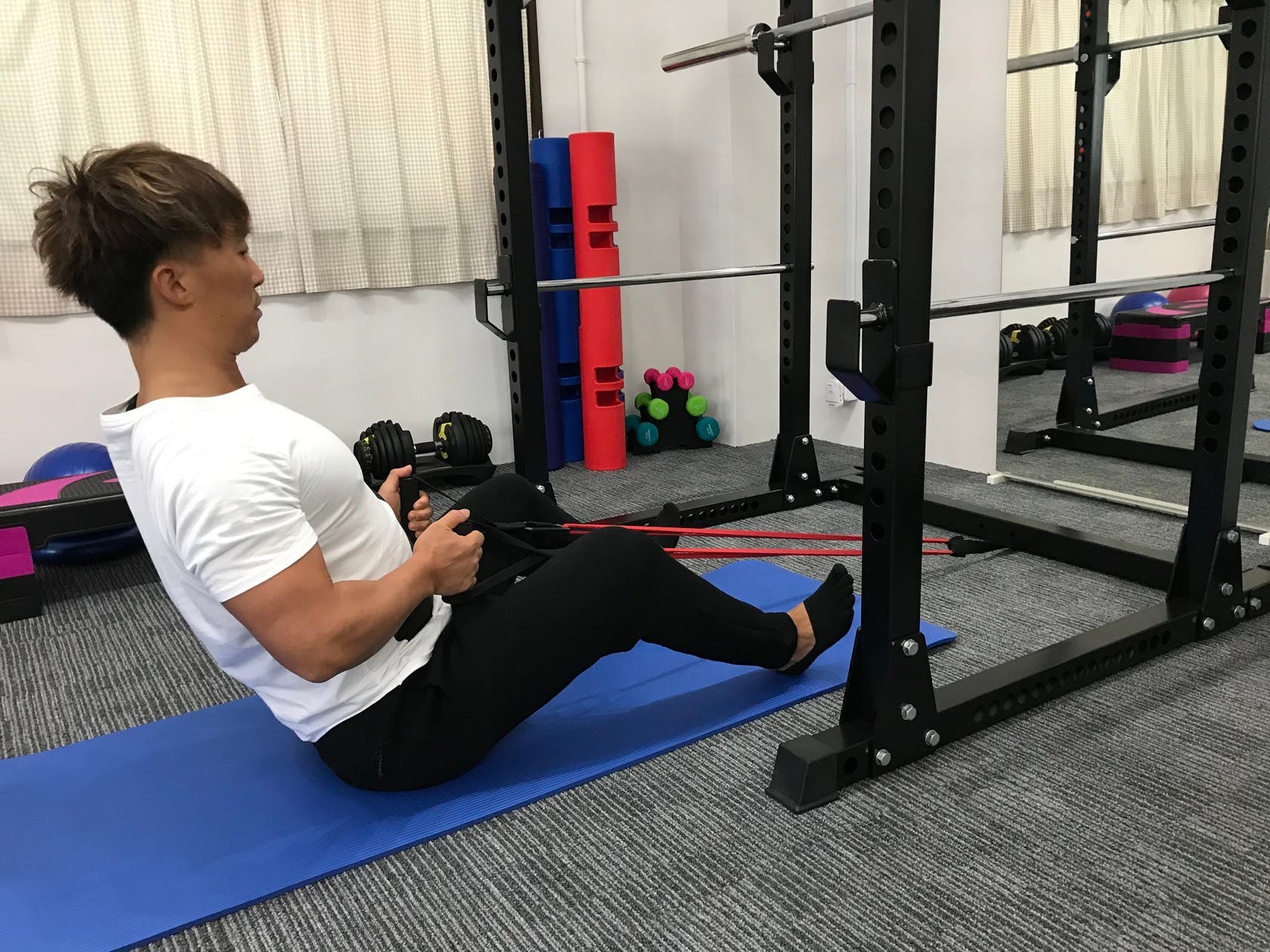 《堺市中百舌鳥の完全プライベート個室ジム》パワーラック、各種チューブ、プレート112.5ｋｇまでの写真11