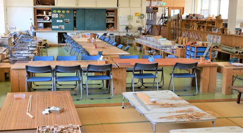 かつての学校がスペース！どこか懐かしい空間と施設周りの大自然！