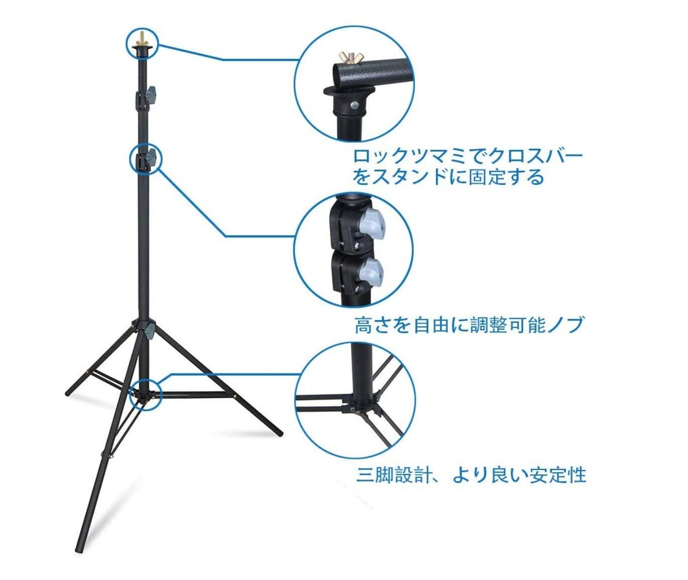 背景スタンド 280 x 300cm 撮影スタンドの画像4