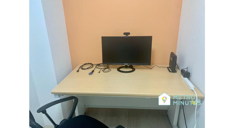 ＜葛西BASEミニマルオフィス301＞葛西駅徒歩3分🚃1人用個室🚪光回線Wi-Fi📶モニター🖥️テレワーク/zoom/自習