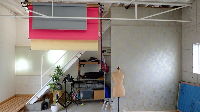 空調設備あり、着替え室あり、撮影ブースは6パターン以上!の写真5