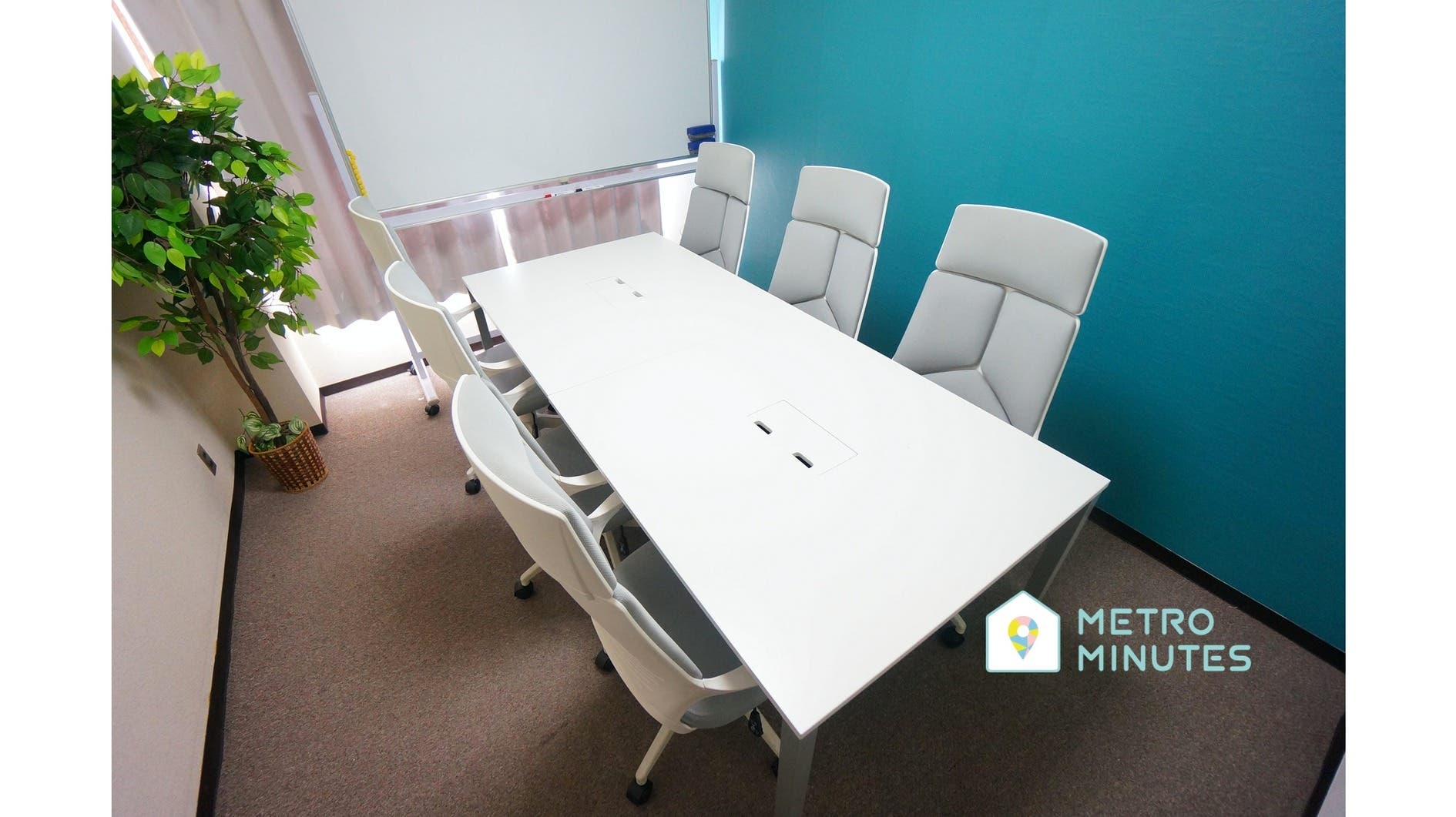 ⭐️当日割/長時間利用割あり⭐️駅から徒歩1分【全設備無料】高速WiFi/大型モニター＜ノクターン会議室＞出張/サロン利用◎の写真6