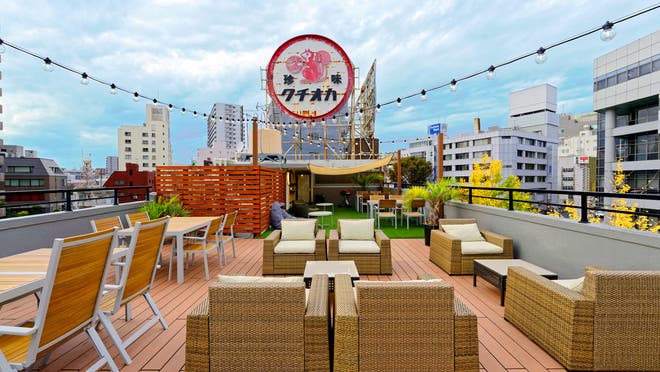 開放的なルーフトップスペース!飲み会・誕生日会・撮影・会議利用などに!の写真1