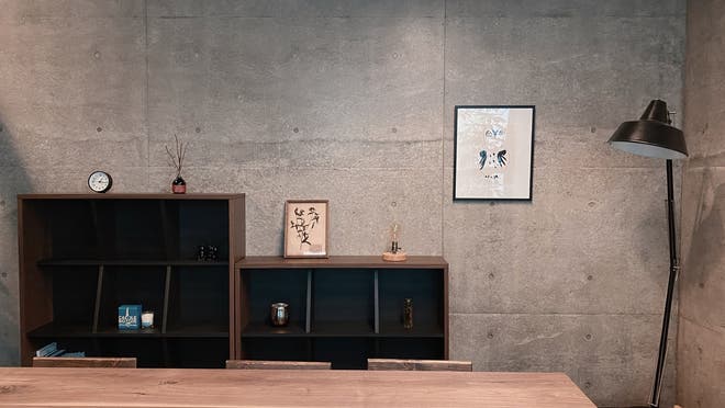 天高4m|屋外地下ガーデン|自然光|撮影・インタビュー・ワークショップ・イベント・パーティー等に最適なコンクリデザイン空間の写真13