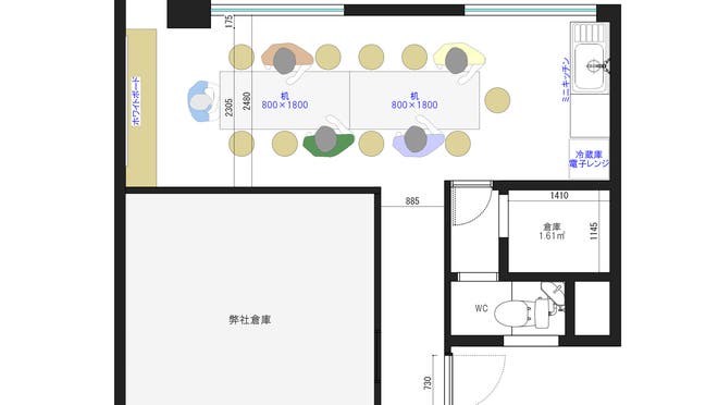【天神駅徒歩9分】リノベ会社のレンタルスペース「ストックスタジオ」/撮影/販売/会議/イベント等に!の写真7