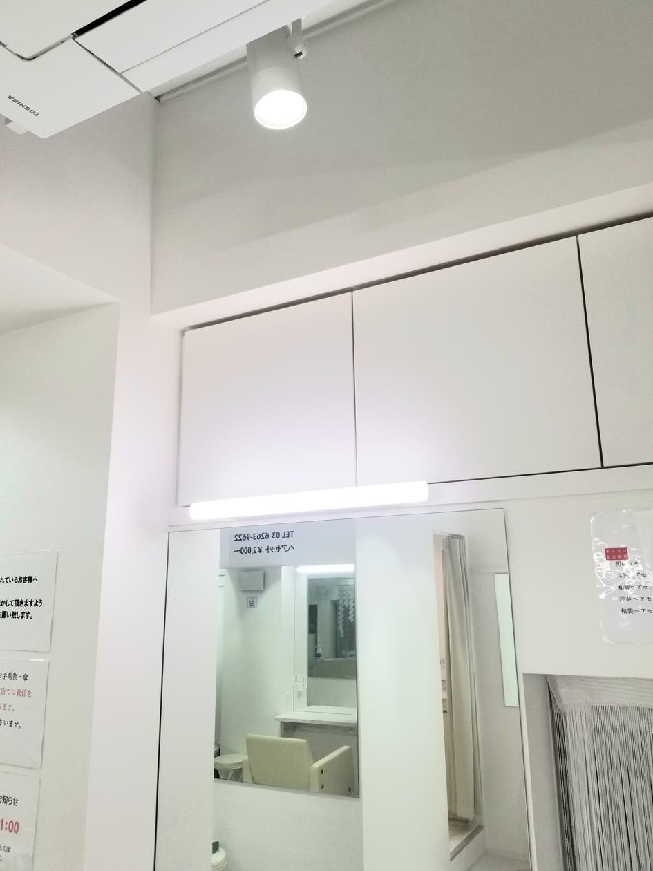 【銀座:新橋】新築のビルで清潔感がありとてもキレイ✨✨ヘアセットの練習(設備充実)、動画撮影も◎Wi-Fi◎の写真13