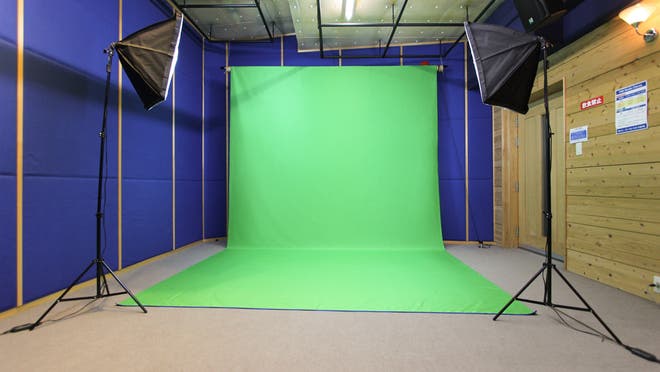 【クロマキー撮影スタジオ】Youtubeなどの動画・写真の撮影はもちろん、防音設備・音響機材を利用して歌や演奏の撮影も可能ですの写真1