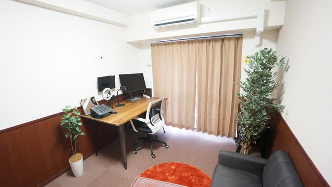 <天満橋ミニマルオフィス302>️天満橋駅徒歩4分🚃Wi-Fi📶モニター🖥️テレワーク/Web会議/打ち合わせ/自習の写真3