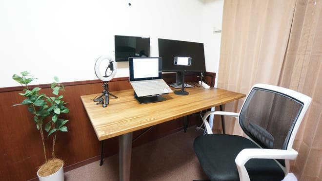 <天満橋ミニマルオフィス302>️天満橋駅徒歩4分🚃Wi-Fi📶モニター🖥️テレワーク/Web会議/打ち合わせ/自習の写真8