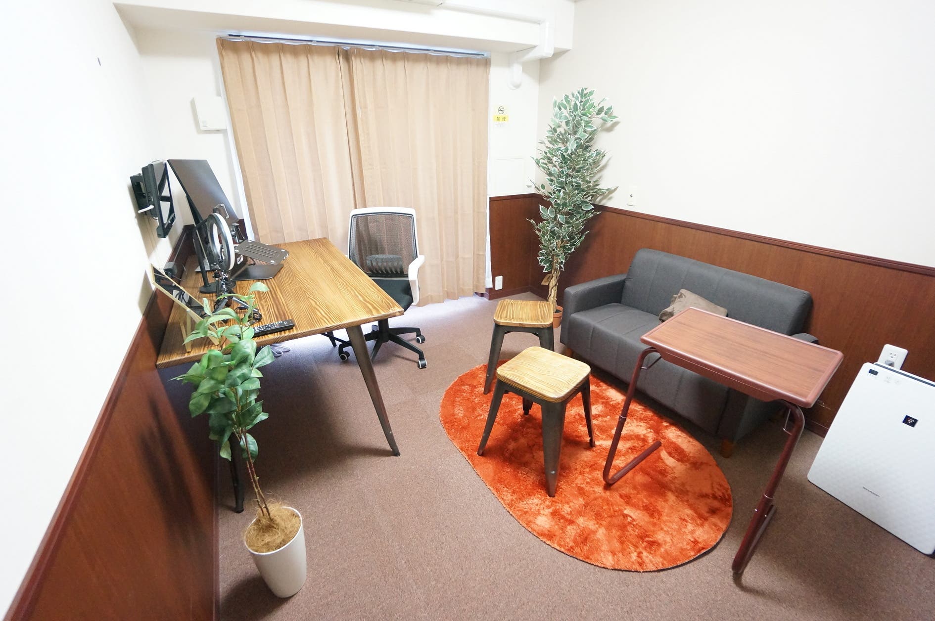 ＜天満橋ミニマルオフィス302＞️天満橋駅徒歩4分🚃Wi-Fi📶モニター🖥️テレワーク/Web会議/打ち合わせ/自習の写真10