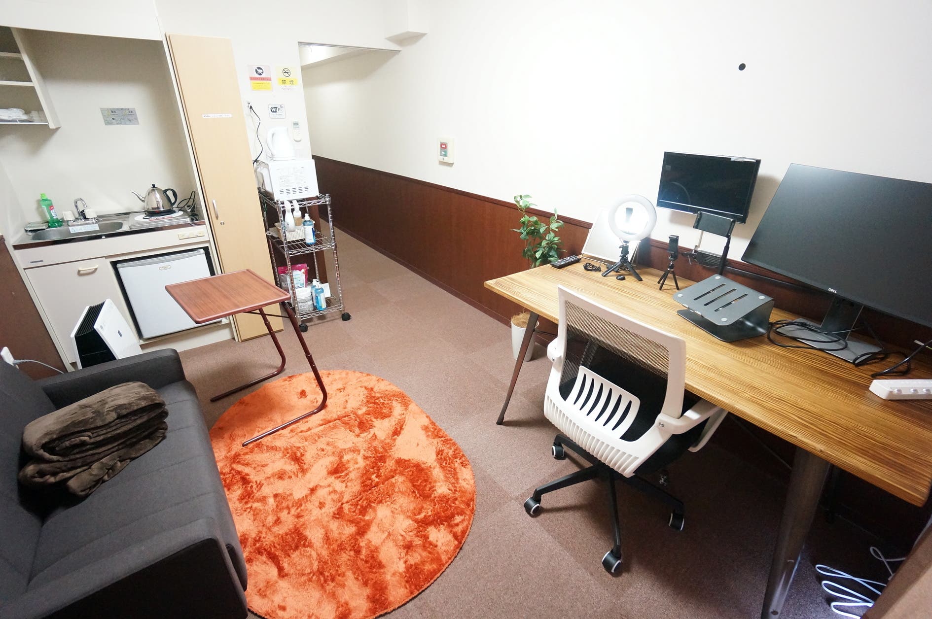 ＜天満橋ミニマルオフィス302＞️天満橋駅徒歩4分🚃Wi-Fi📶モニター🖥️テレワーク/Web会議/打ち合わせ/自習の写真12