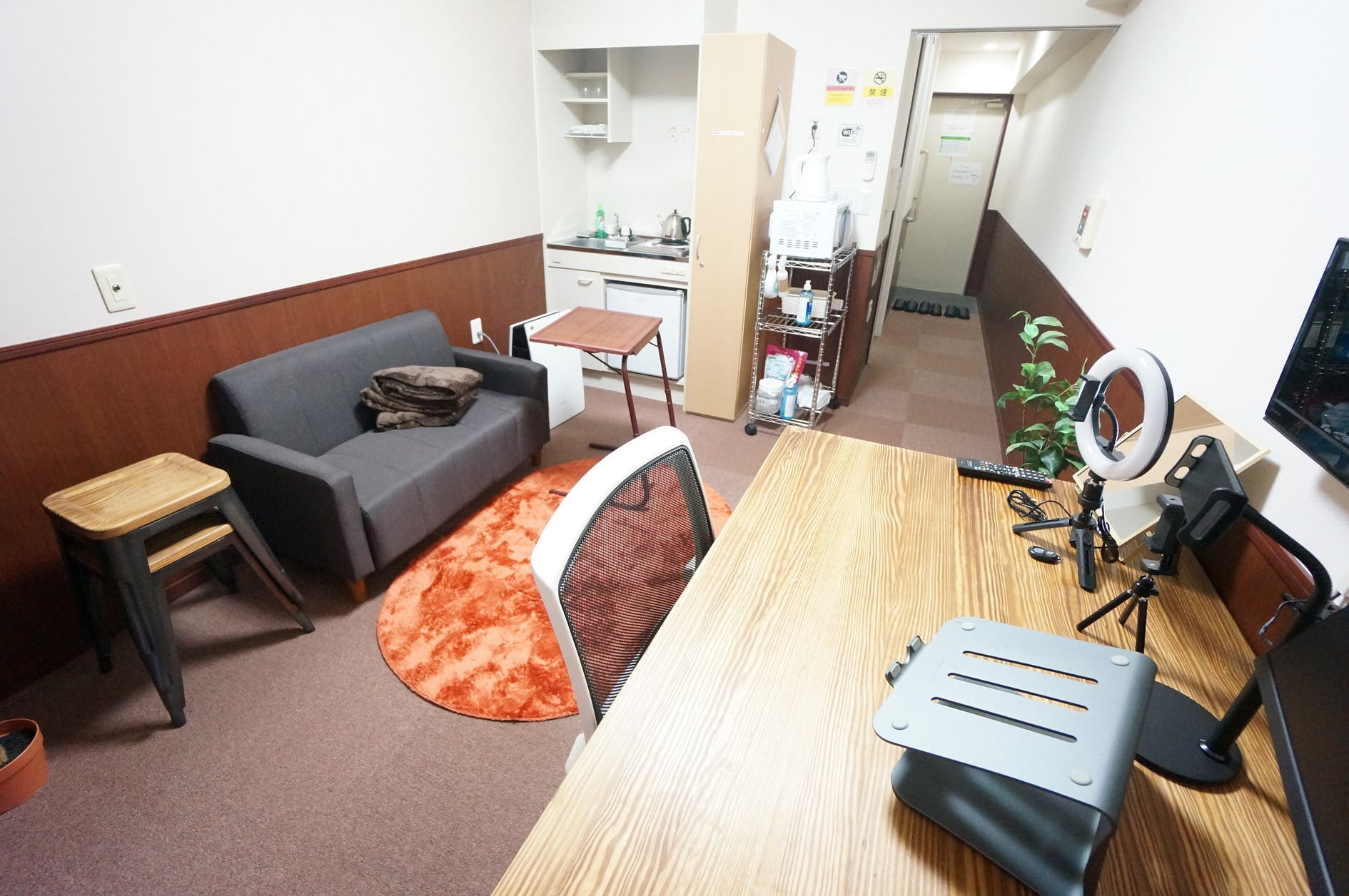 ＜天満橋ミニマルオフィス302＞️天満橋駅徒歩4分🚃Wi-Fi📶モニター🖥️テレワーク/Web会議/打ち合わせ/自習の写真13