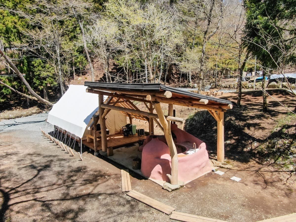 450坪の敷地全て貸切　都内から車で９０分と好アクセス！　川も森も　撮影利用などに！の写真5