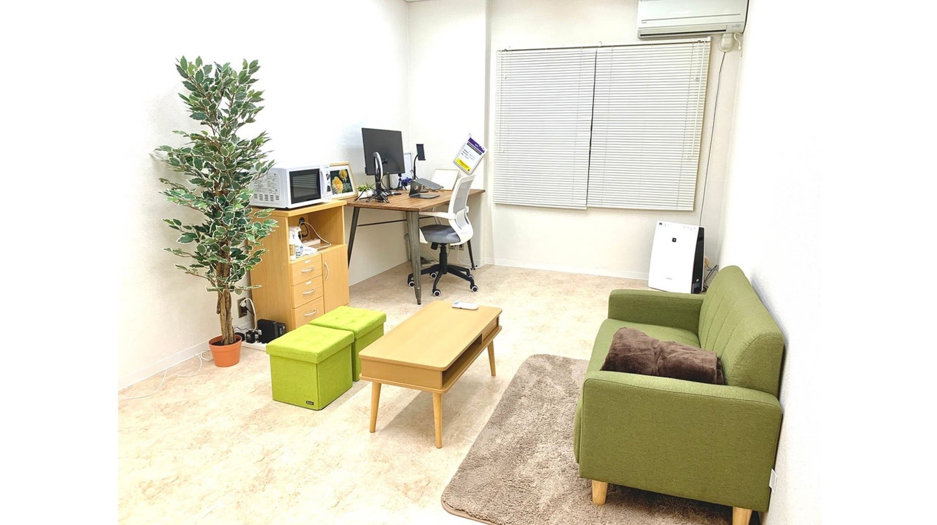 ＜緑ワークスペース新大阪駅＞光回線Wi-Fi📶モニター🖥リングライト無料！テレワーク/Web会議,面接/作業場所の写真9