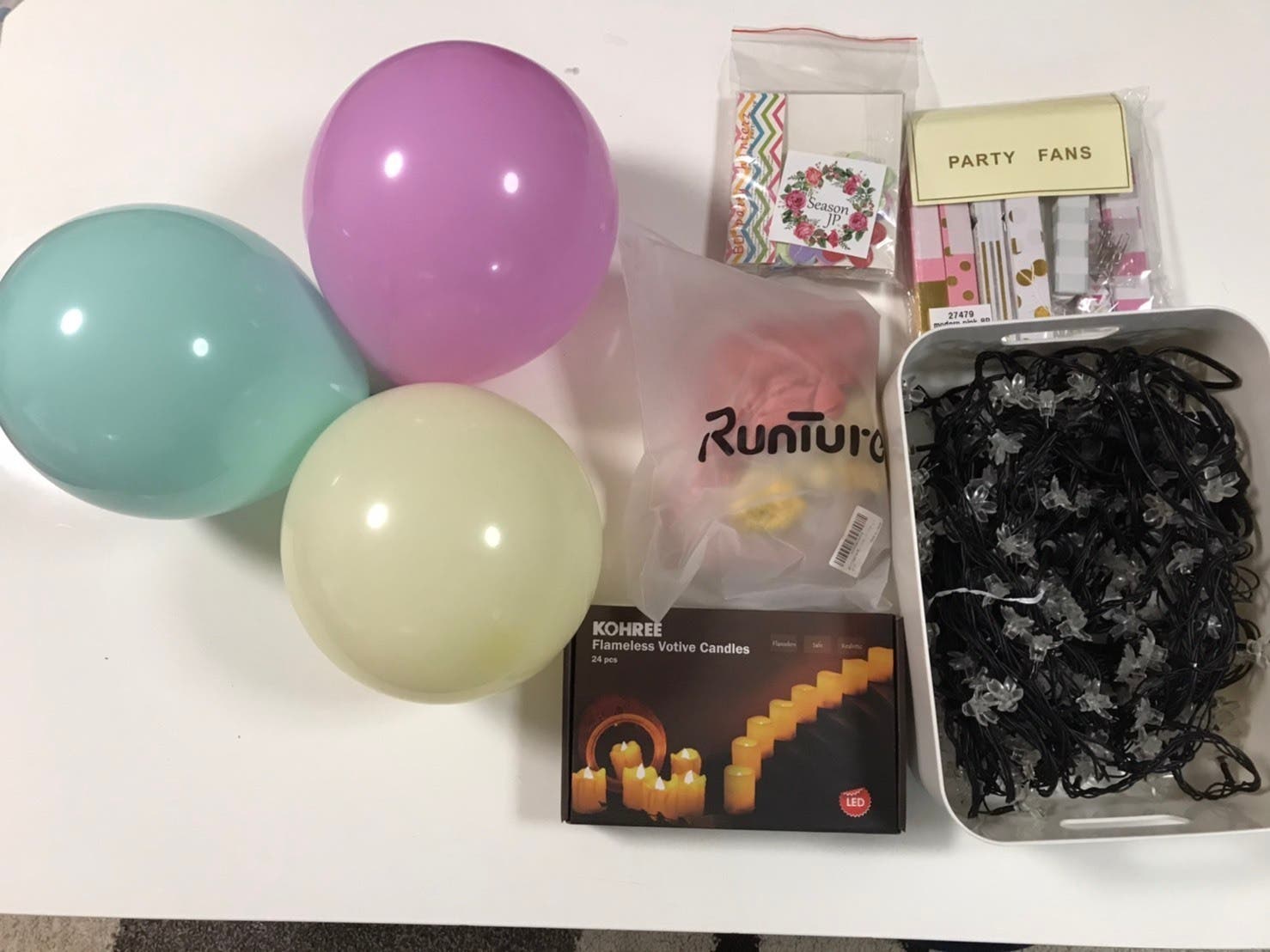 デコレーションセット（誕生日&クリスマス）の画像2