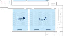 【荻窪駅徒歩2分】ワイム貸会議室荻窪 Room A+B 室内備品無料・スタッフ常駐・毎回清掃・最大定員203名の写真3