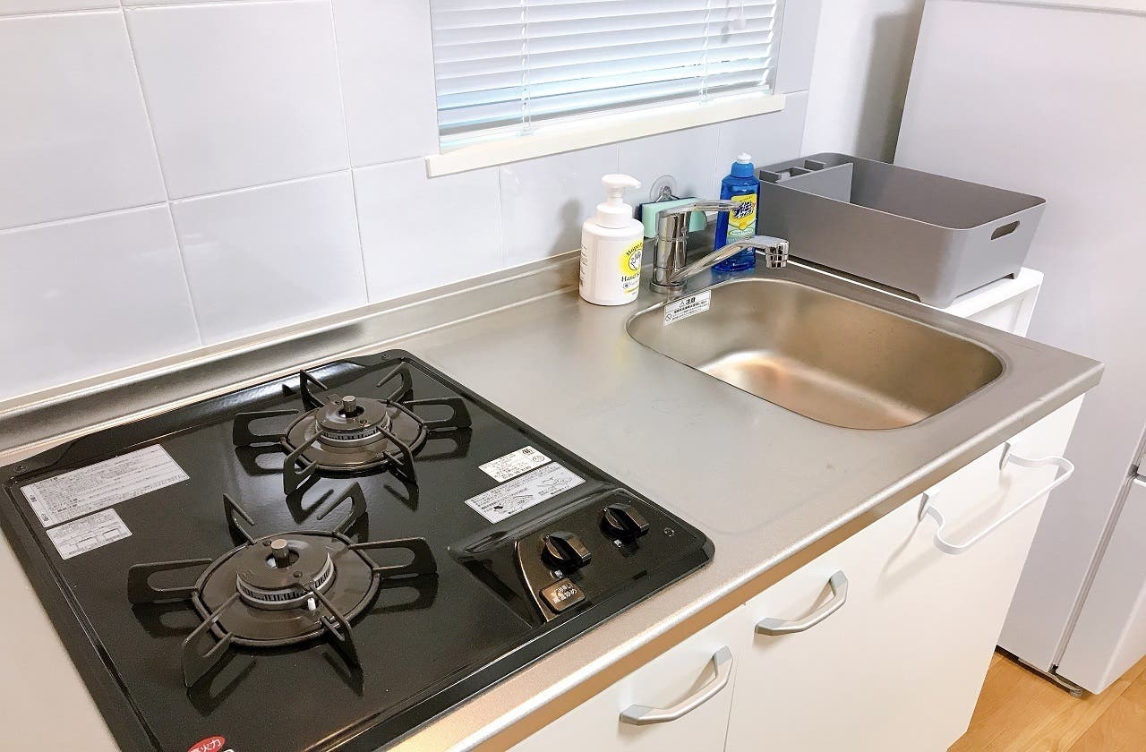 2口ガスコンロ・鍋等セットの画像1