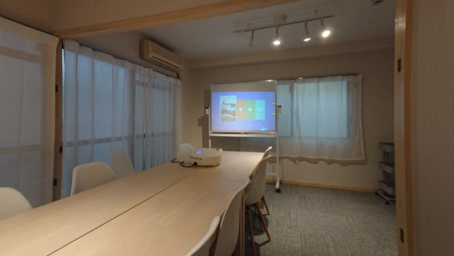 【銀山町5分】完全個室/テレワーク/モニター・ホワイトボード・プロジェクター完備/「Drop by Kanayama」の写真13