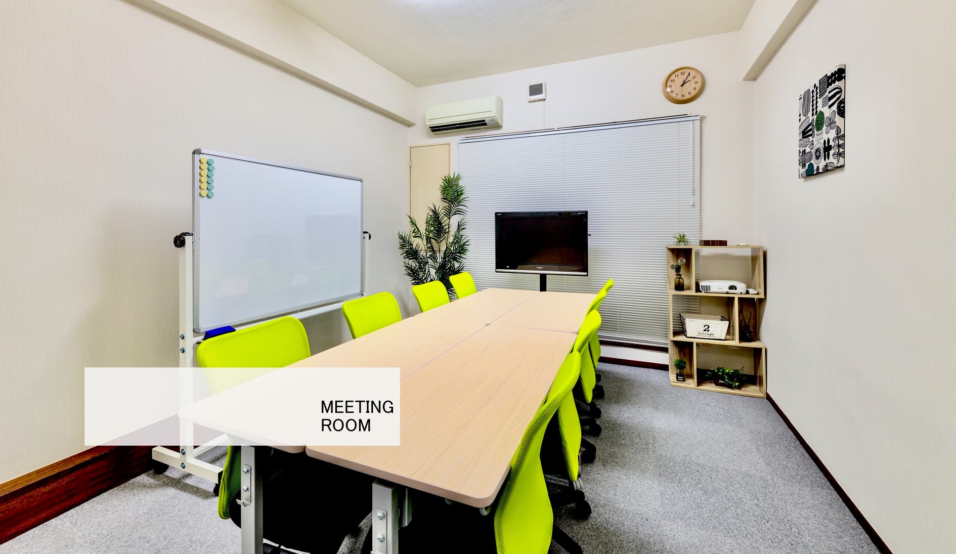【駅スグ会議室 BASE】名古屋駅徒歩２分/ウイルス対策!!/無料高速WiFi/快適エアコン/12名収容の写真1