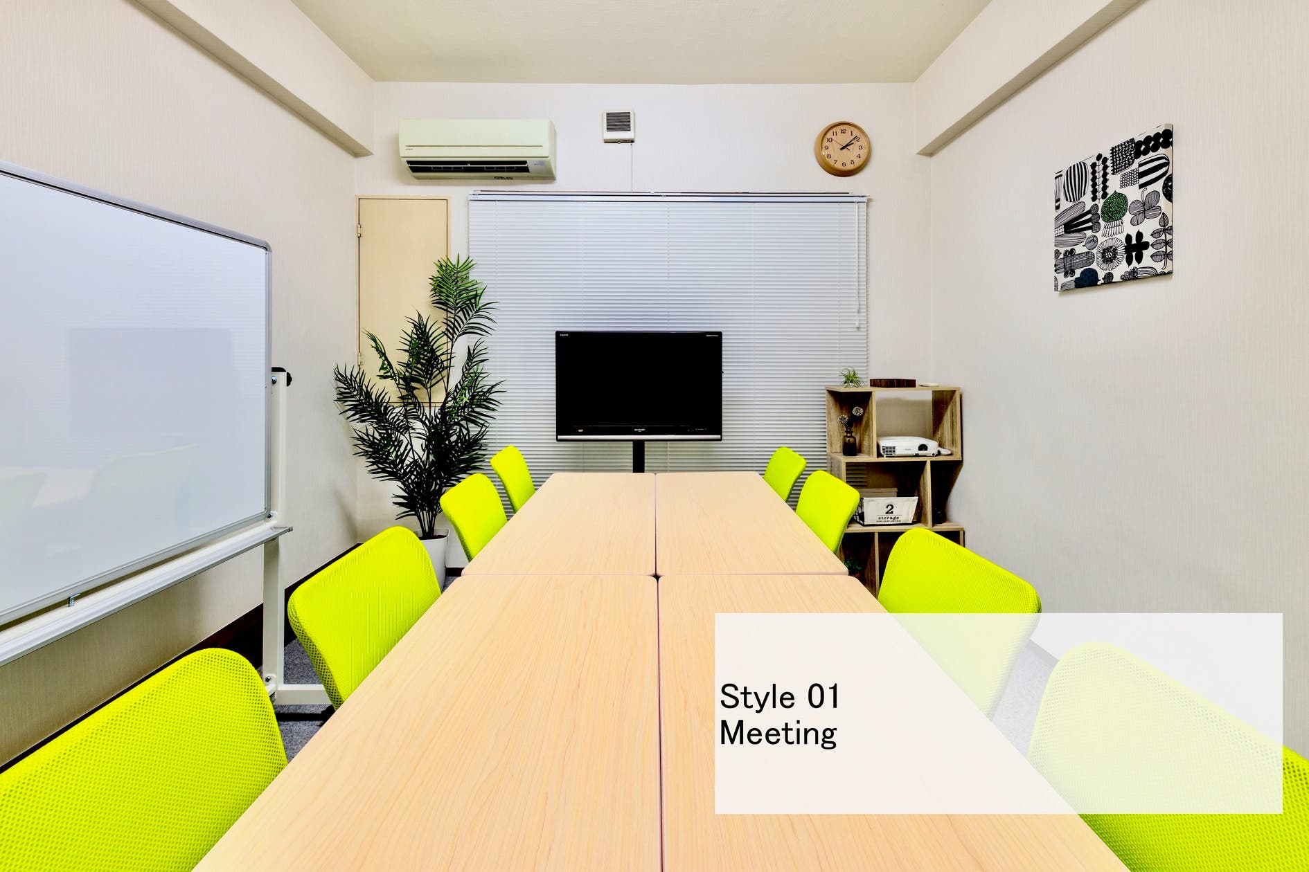 【駅スグ会議室 BASE】名古屋駅徒歩２分/ウイルス対策!!/無料高速WiFi/快適エアコン/12名収容の写真3