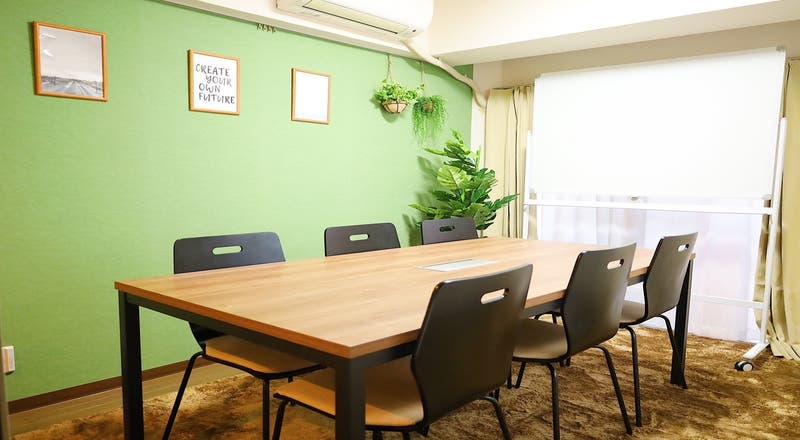 【品川3分】WiFi・プロジェクタ無料！綺麗で静か！ふれあい貸し会議室 品川A produce by【SHARED SPACE】