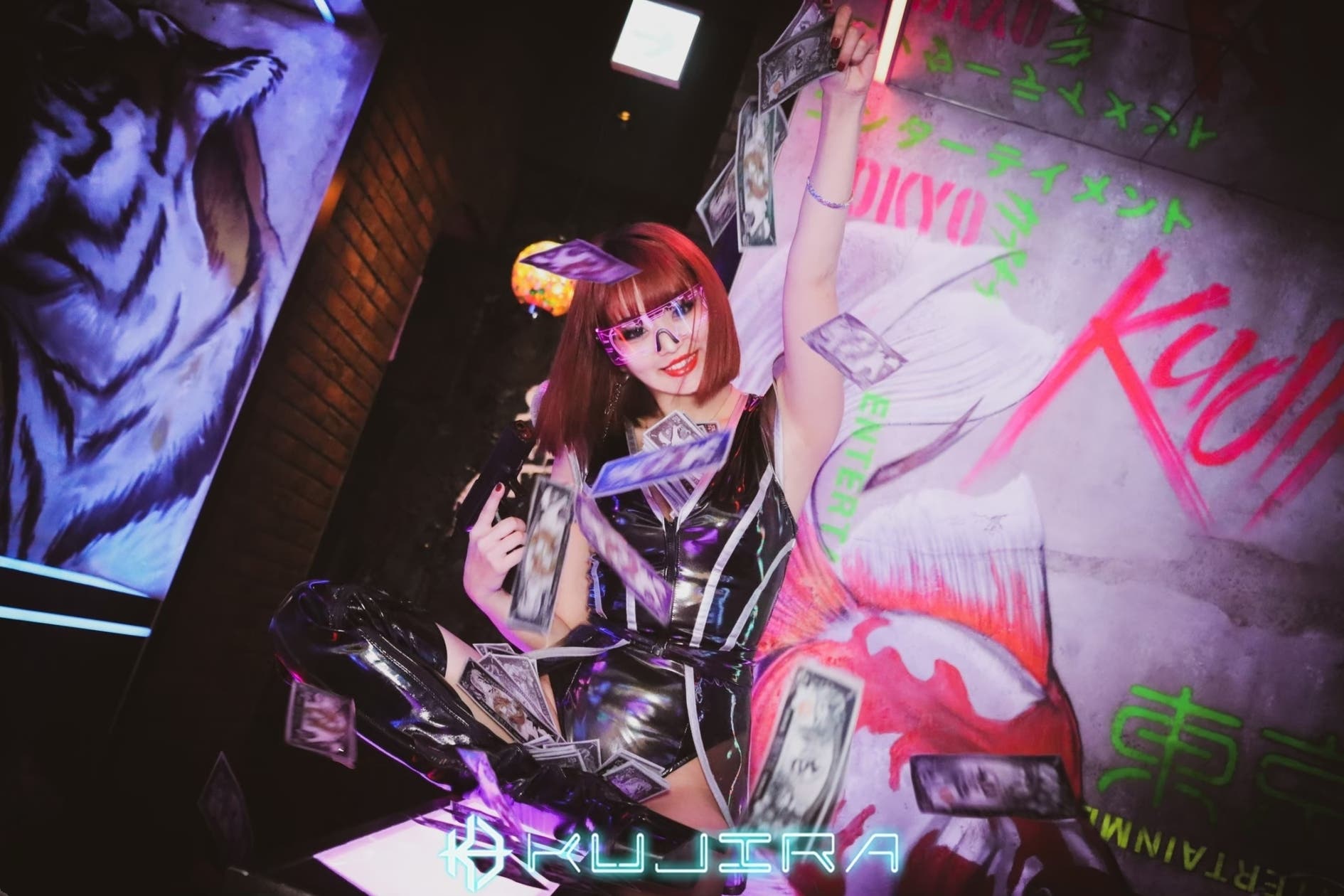 大型LEDビジョンやグラフィティアートが際立つコンセプトバー。各種パーティーや撮影に利用されています。の写真11