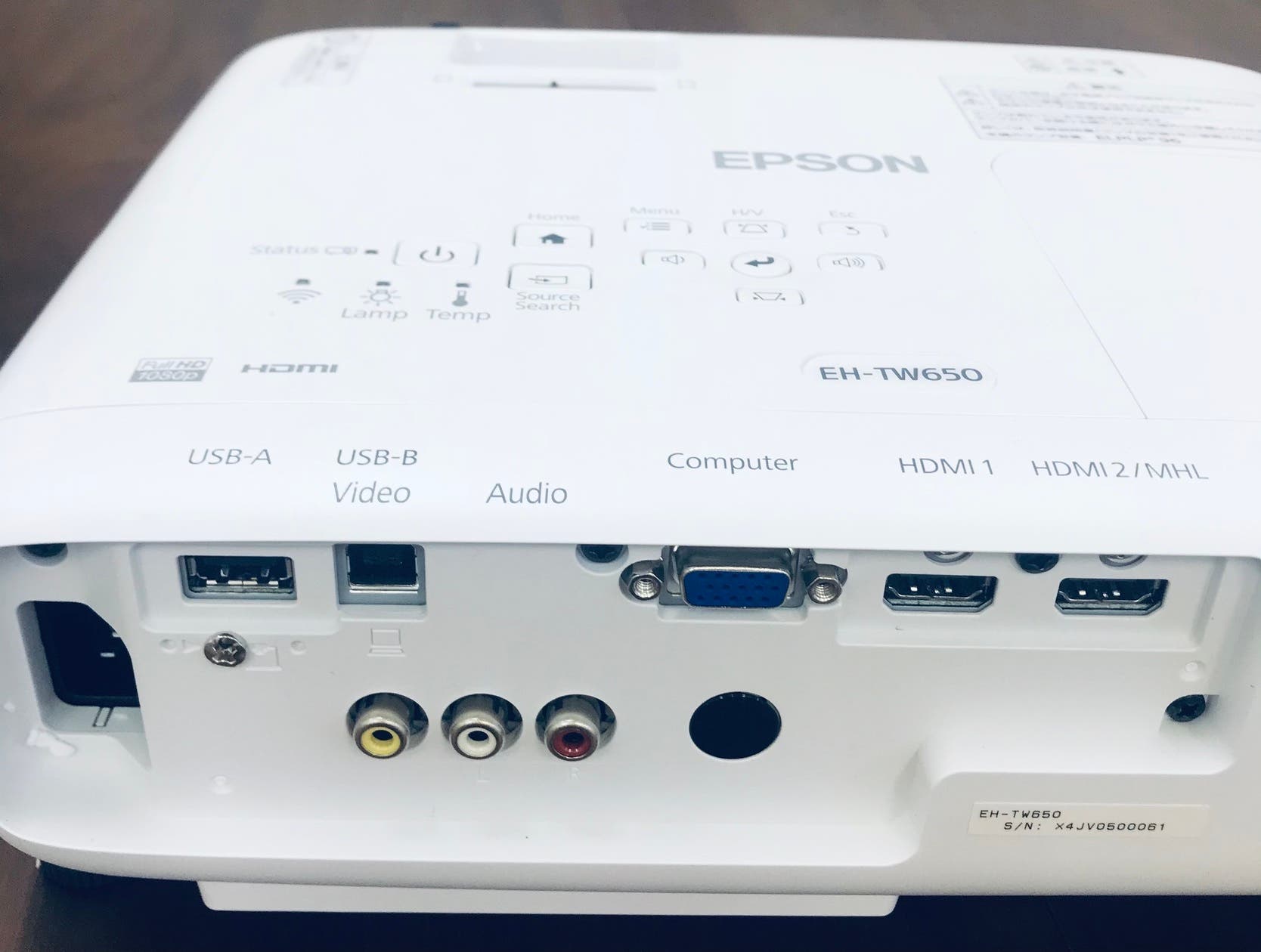 プロジェクターの画像2