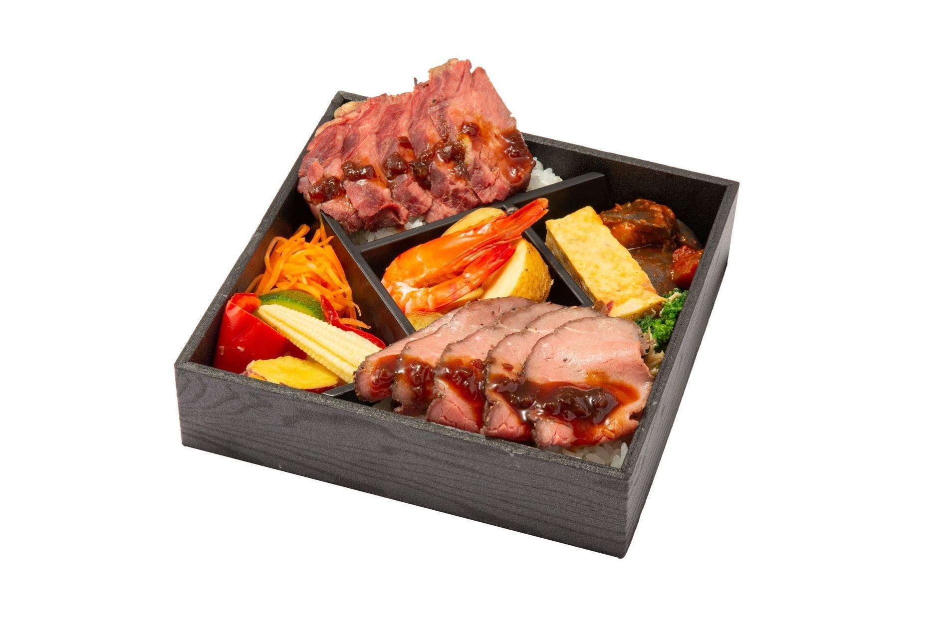 【お弁当】牛ハラミステーキ＆ローストビーフの画像1