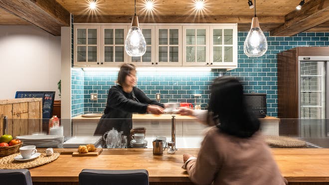 新神戸駅徒歩5分の★シェアカフェ★キッチンスタジオ・シトリン キッチン付きシェアスペースの写真2