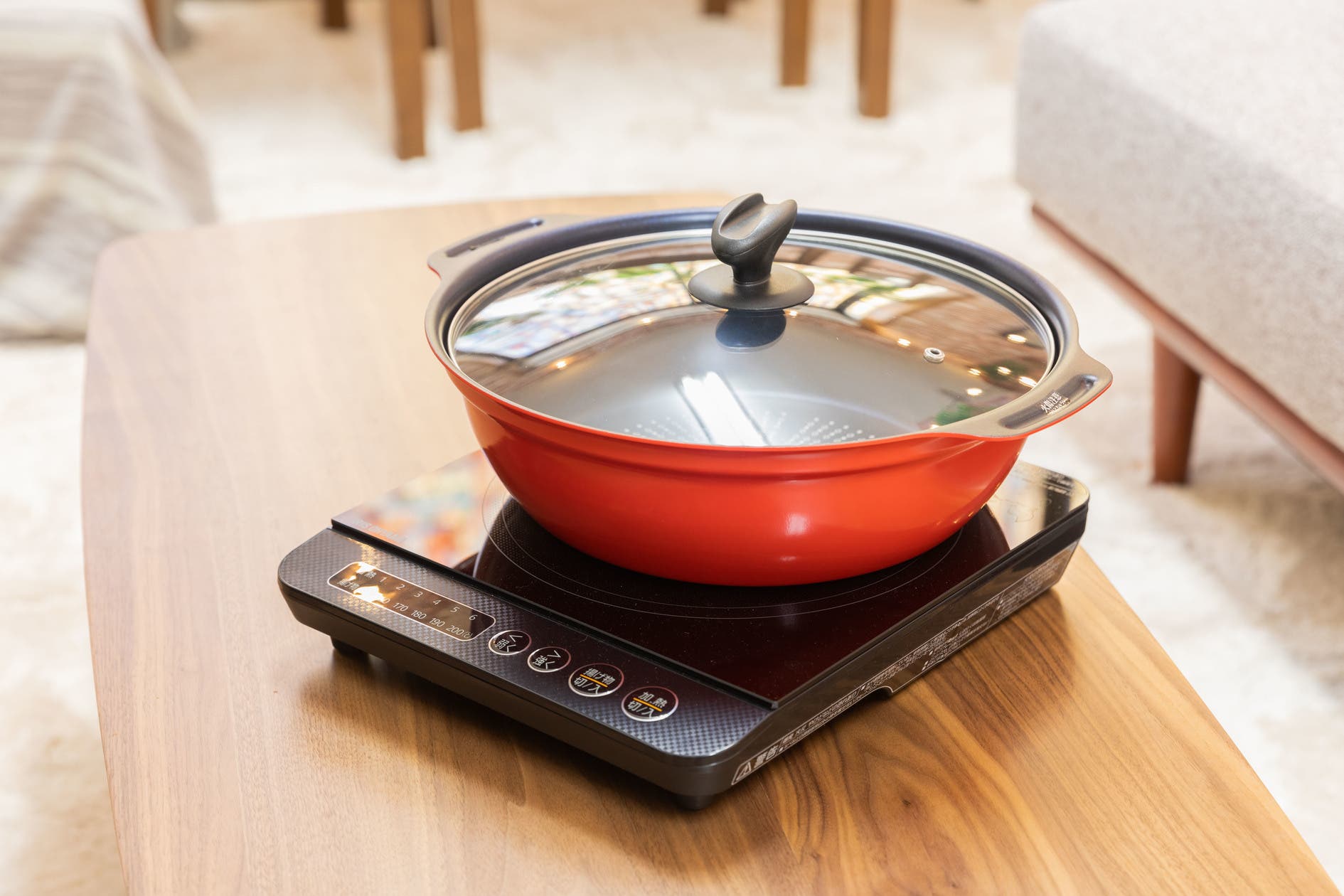 卓上IHヒーター＆お鍋セットの画像1