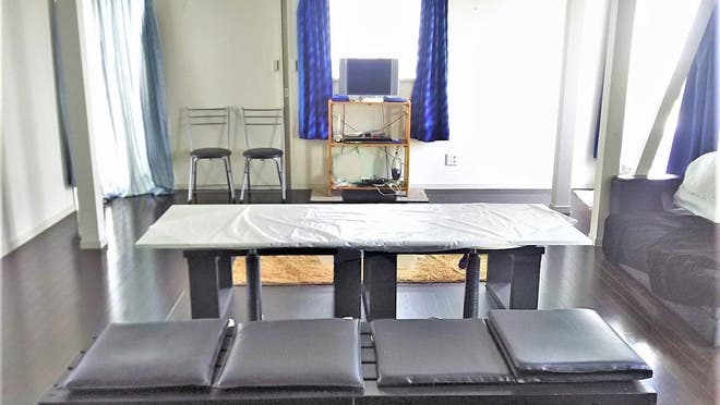 白く広い部屋ベランダ付 ミニキッチンオプション 2F 防音性あり大騒ぎ可 多予約優遇の写真2