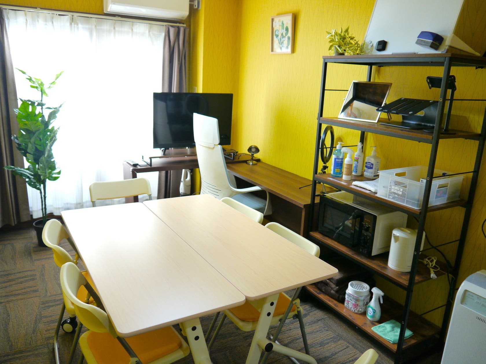 ＜七条新町ミニマルオフィス＞完全個室✨モニター/光Wi-Fiあり！テレワーク/Web会議,面接/撮影の写真6