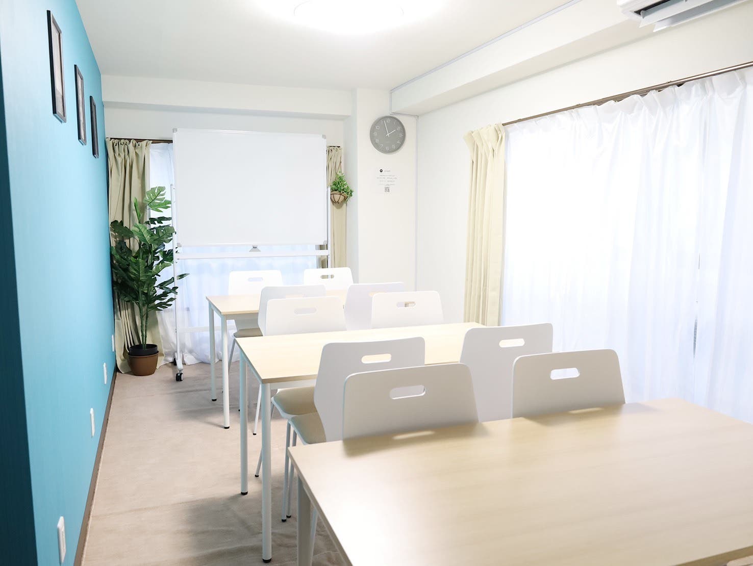 ★【赤羽5分】明るくお洒落。窓有り換気可能。高速WiFi！テレワーク、会議、レッスン等（最大16名・Room A）の写真6