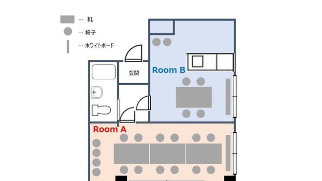★【赤羽5分】明るくお洒落。窓有り換気可能。高速WiFi!テレワーク、会議、レッスン等(最大16名・Room A)の写真19