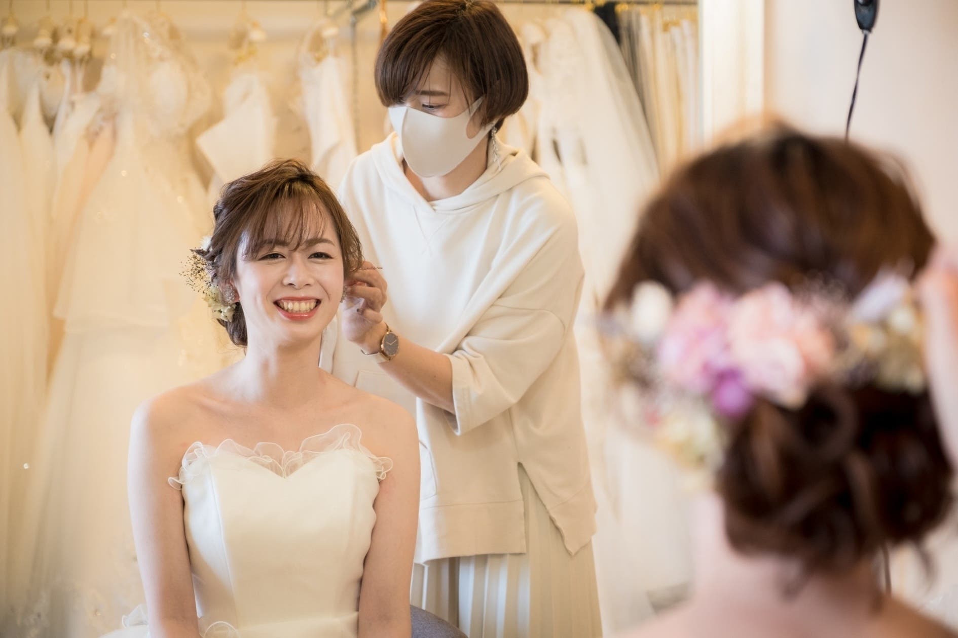 【個人も法人も歓迎】ウェディングサロンレンタル！衣装レンタル料金も可能♪セルフウェディング撮影に最適の写真6